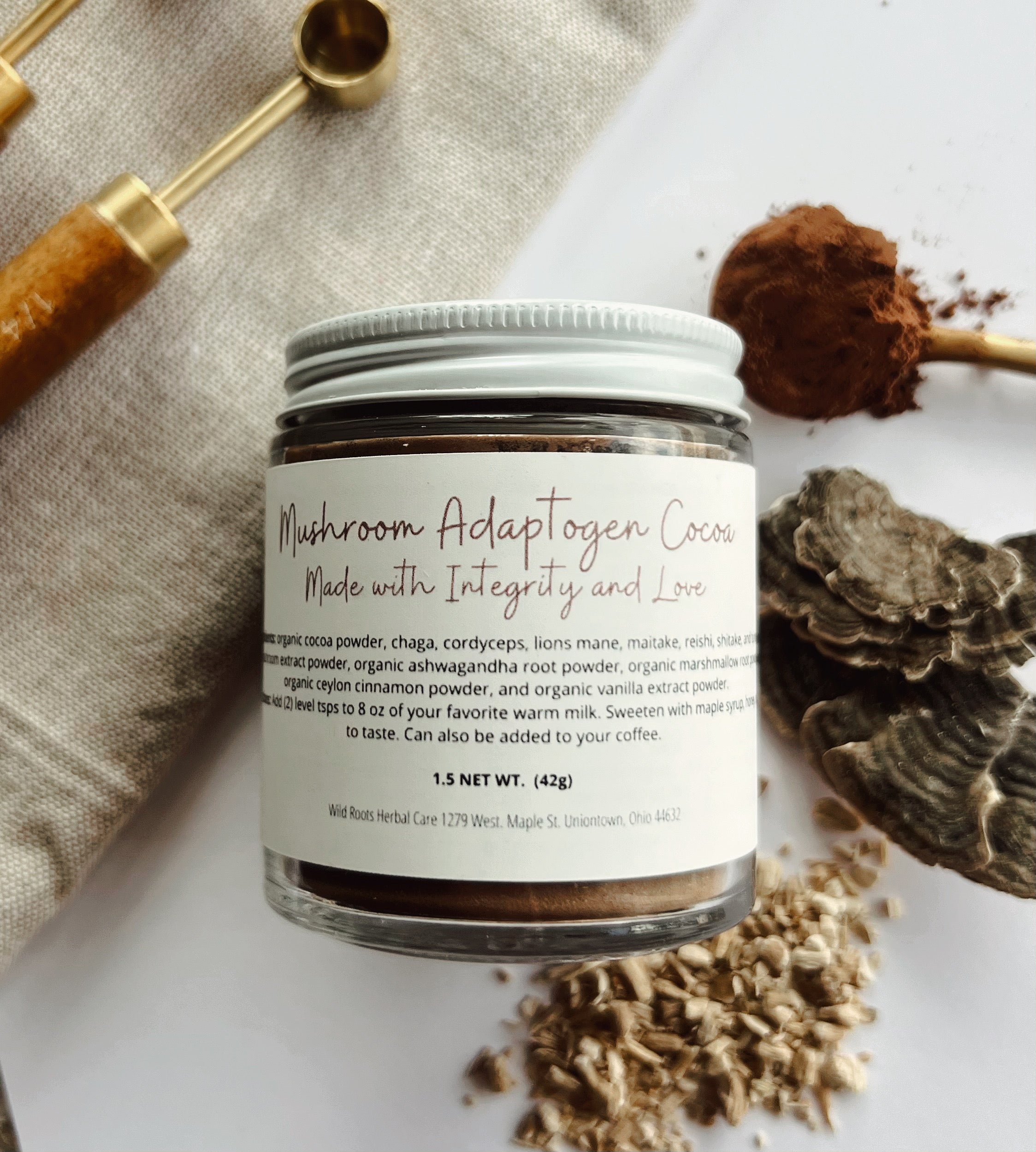 ***Most Popular***Mushroom and Adaptogen Cocoa – Wild Roots Herbal Care